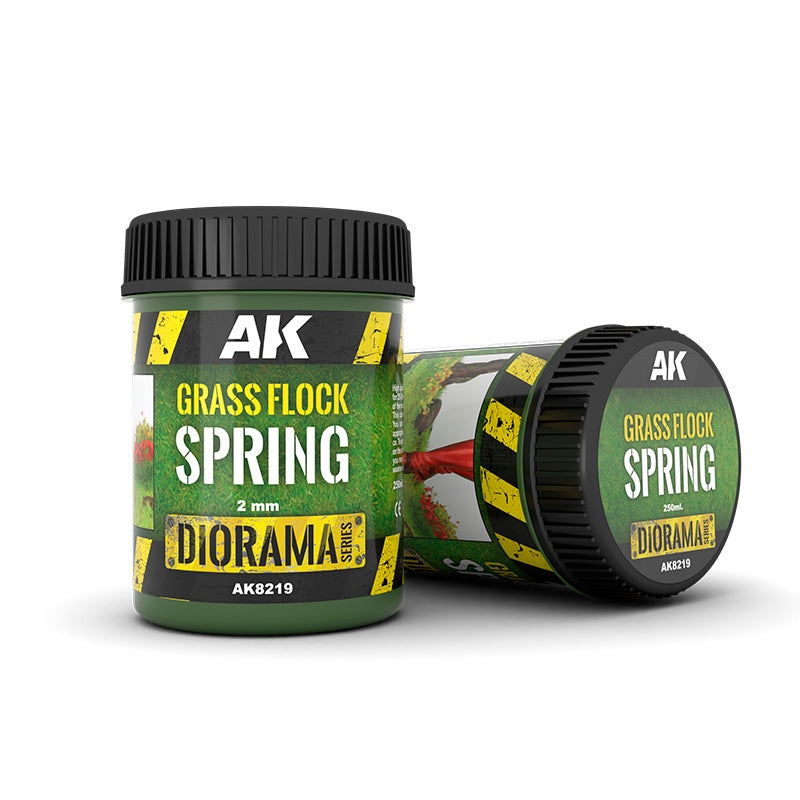 AK INTERACTIVE GRASS FLOCK 2MM SPRING – Paint & Play